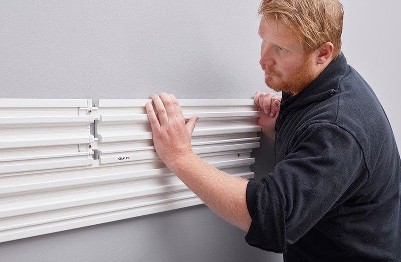 4 juntas STANLEY® Track Wall Stanley para taller — Mundo extintor